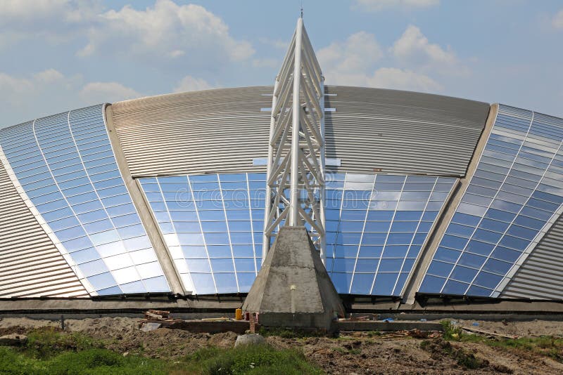 Stadium Dome stock image. Image of modern, gourder, building - 115817631