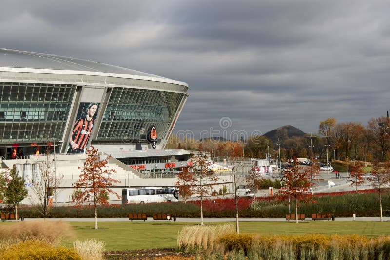 Stadium Donbass Arena editorial photo. Image of famous - 20130996