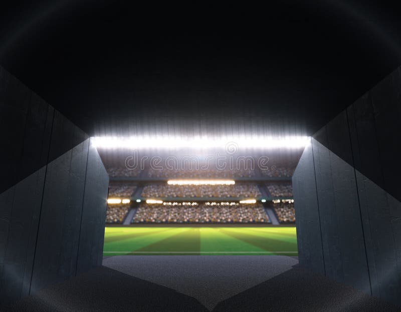 Stadium Entrance stock illustration. Illustration of ground - 271407051