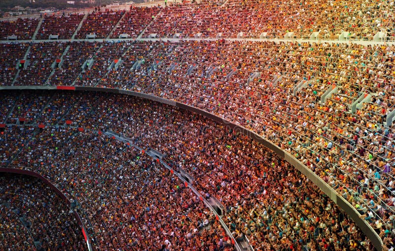 Sideview of football crowd editorial stock image. Image of seat - 3072514