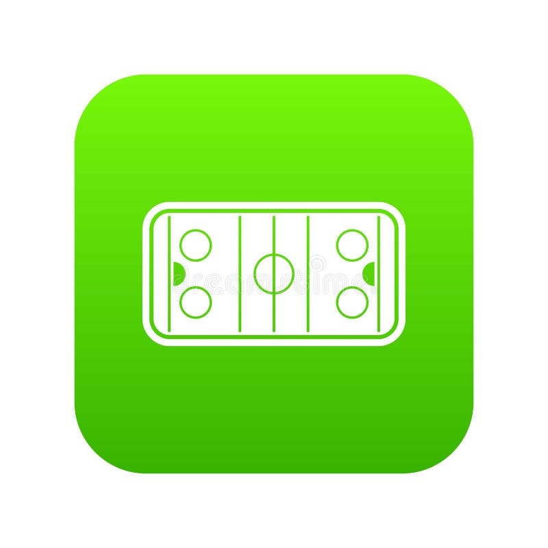 Stadium icon digital green stock vector. Illustration of icon - 127668545