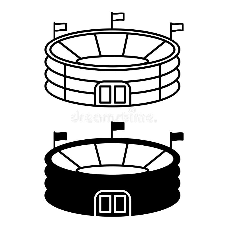 Stadium icons. stock vector. Illustration of sport, icon - 314876544
