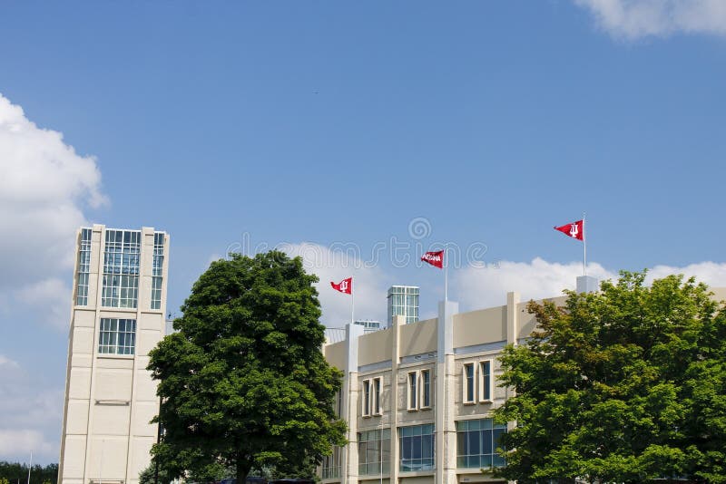 Herman B Wells Library Indiana University Stock Image - Image of campus ...