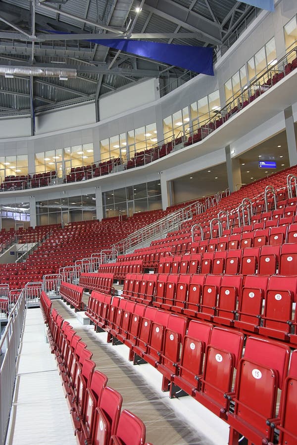 Stadium interior stock image. Image of pattern, chairback - 33205825