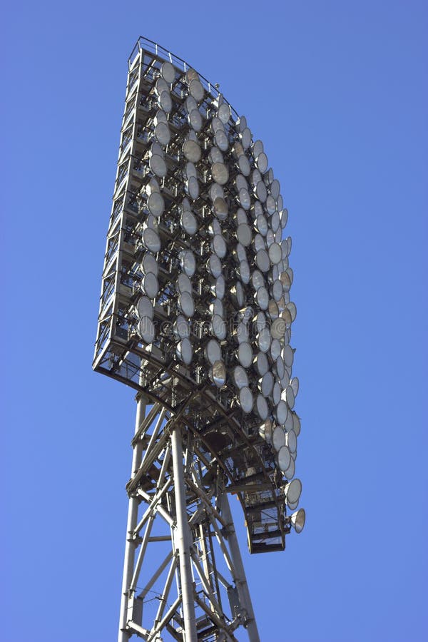 Stadium Lighting Standard stock image. Image of beam - 11219089