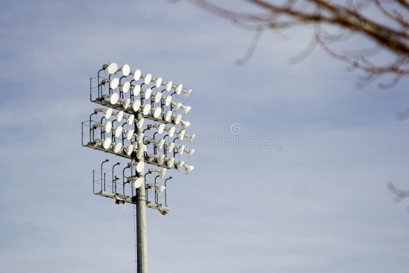 Stadium lights stock photo. Image of game, pole, outdoor - 13474860