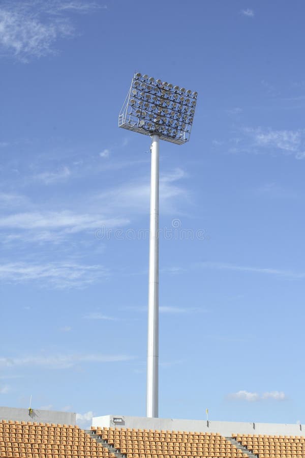 Stadium Lights stock image. Image of bright, field, football - 25844785