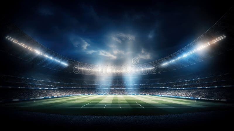 Dark Soccer Ball Background. Flat Design Stock Vector - Illustration of ...