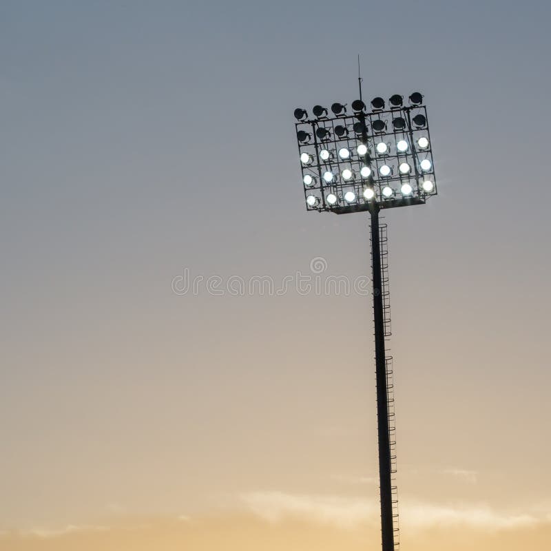 Stadium lights stock photo. Image of lights, space, sport - 43275532