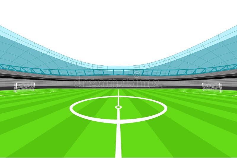 Soccer stadium vector stock vector. Illustration of people - 7228289