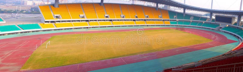 Stadium panoramic stock photo. Image of football, border - 23081808