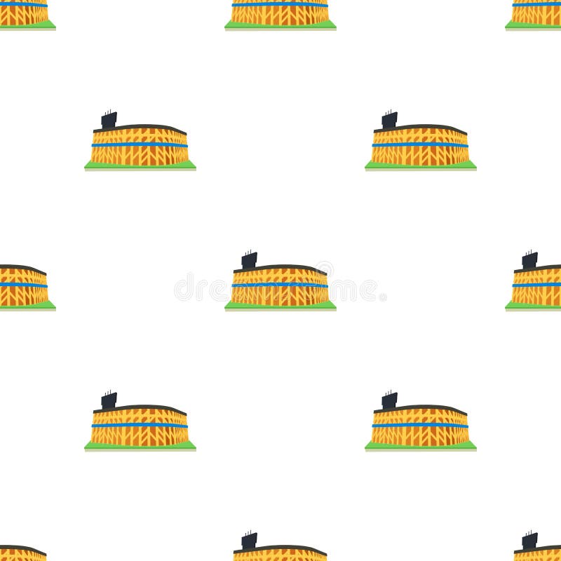 Stadium Pattern Seamless Vector Stock Vector - Illustration of team ...