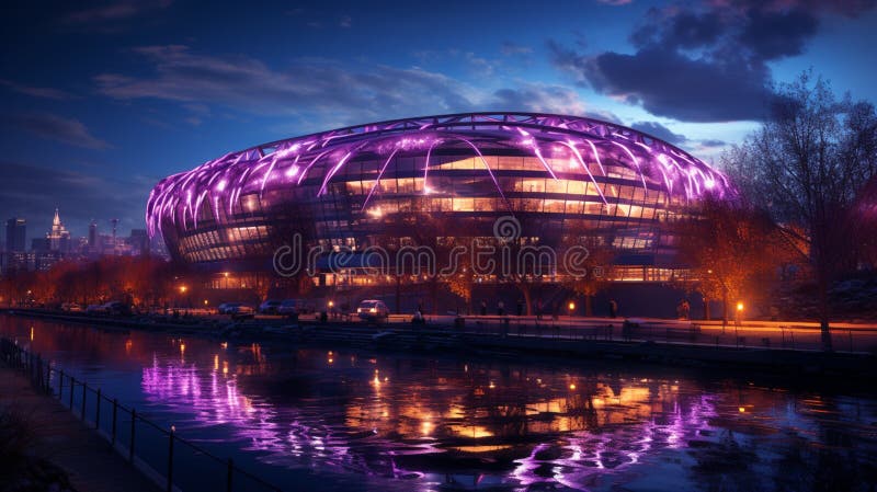 Purple Stadium Lights Stock Illustrations – 318 Purple Stadium Lights ...