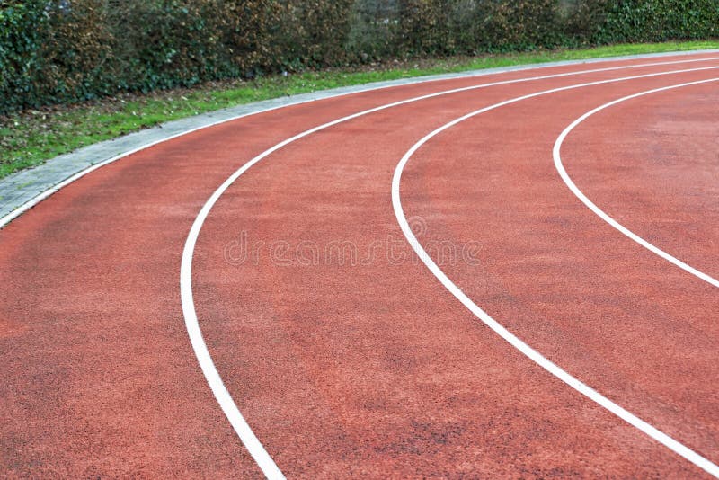 Stadium running way stock image. Image of athletics, athletic - 38794813