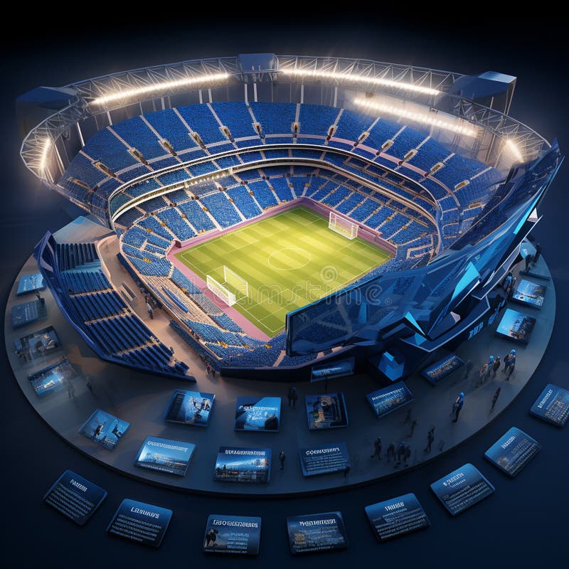 The Stadium Architectural Lines and Angles from a Unique Vantage Point ...