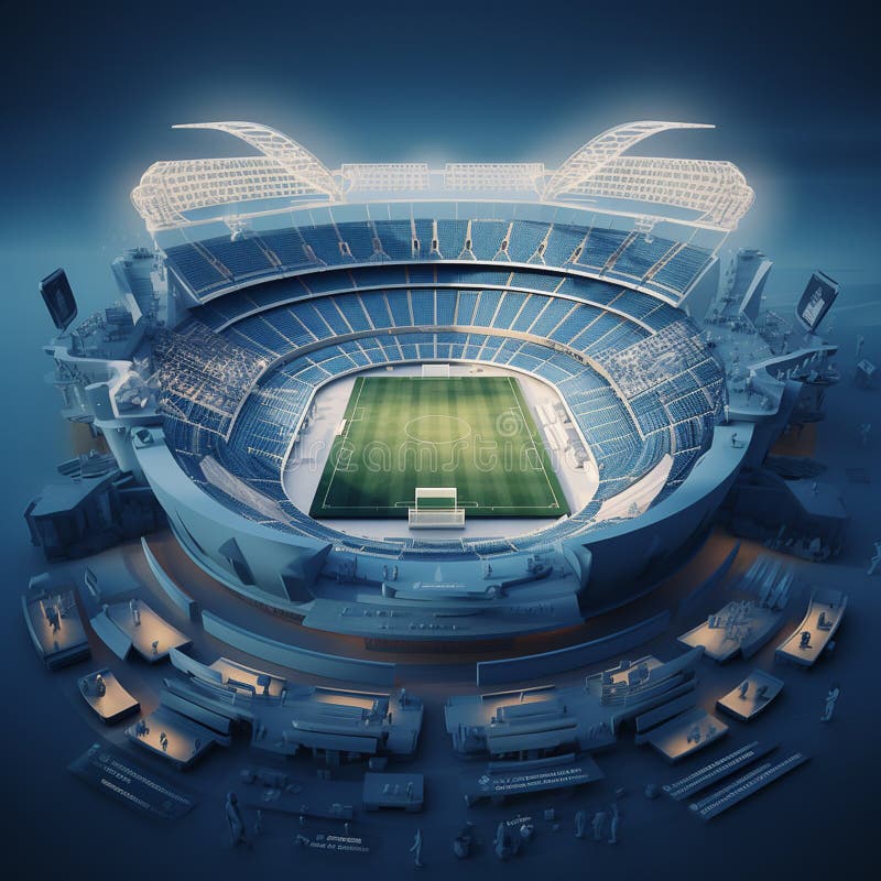 The Stadium Architectural Lines and Angles from a Unique Vantage Point ...