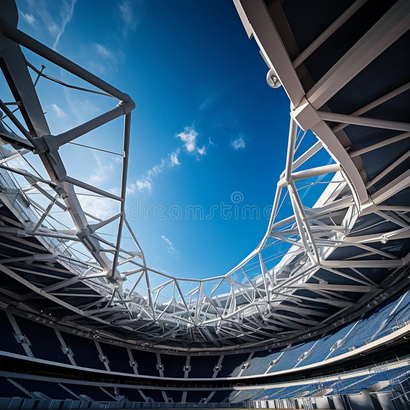 The Stadium Architectural Lines and Angles from a Unique Vantage Point ...