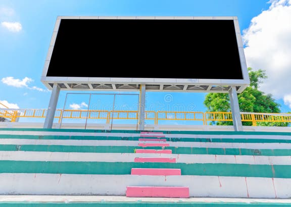 Stadium Score board stock photo. Image of board, soccer - 40963862