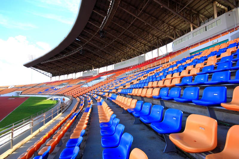 Stadium and seat stock photo. Image of pattern, connected - 26076206