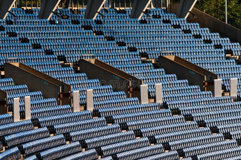 Stadium seats stock image. Image of pattern, competition - 12981259