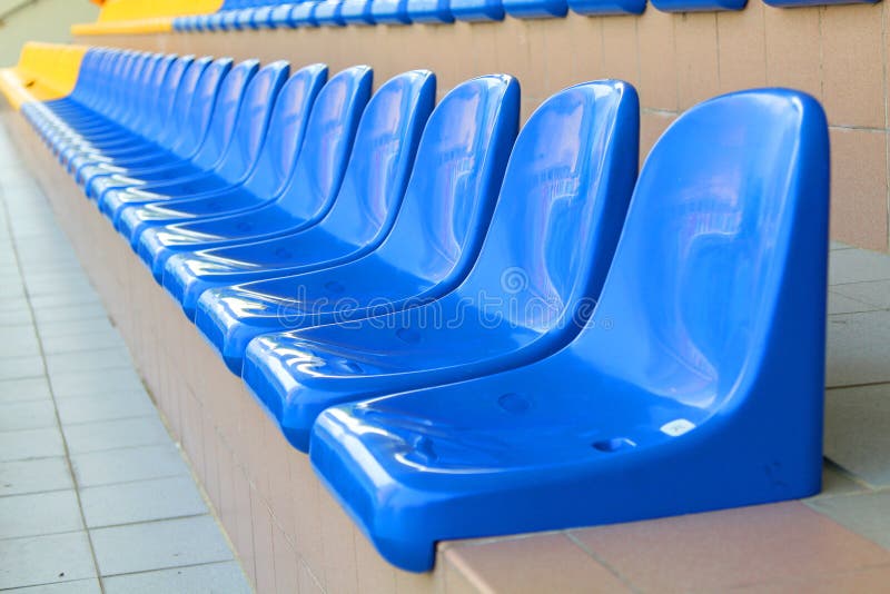 Stadium seats stock photo. Image of football, sector - 19692672