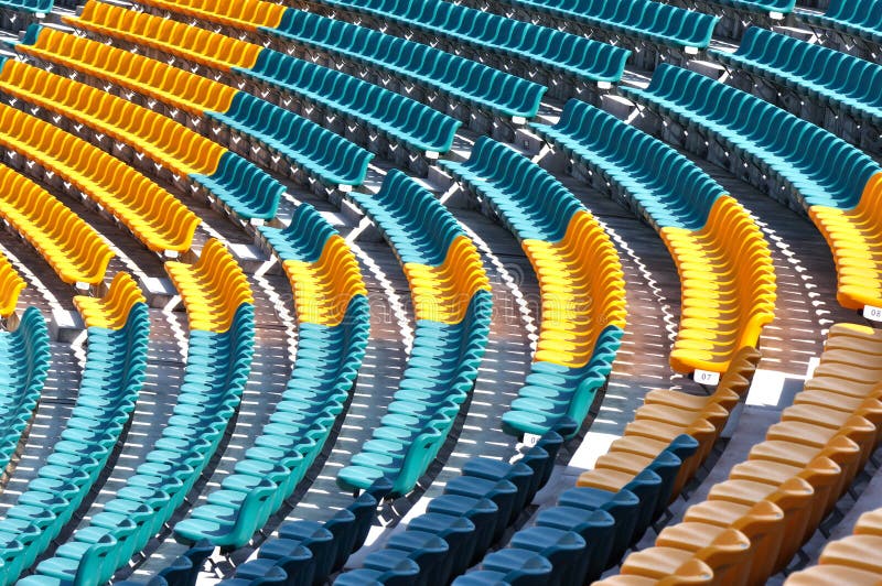 Stadium seats stock photo. Image of game, competition - 22284508