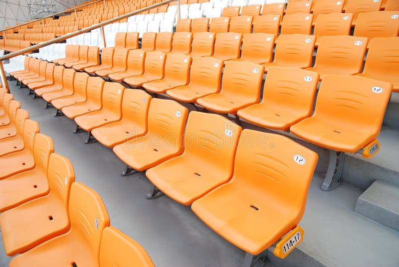 Stadium seats stock photo. Image of sitting, neat, sport - 25732700