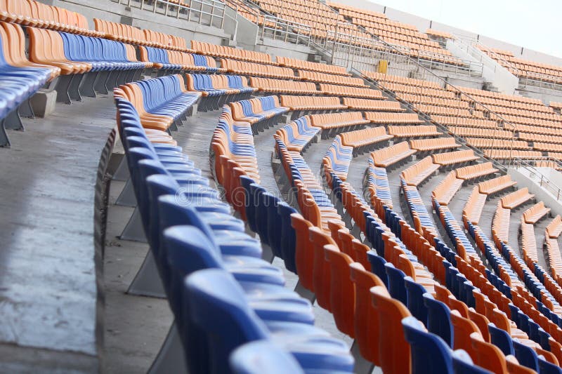 Stadium seats. stock image. Image of stadium, public - 42661757