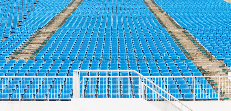 Stadium seats stock image. Image of audience, competition - 70379505