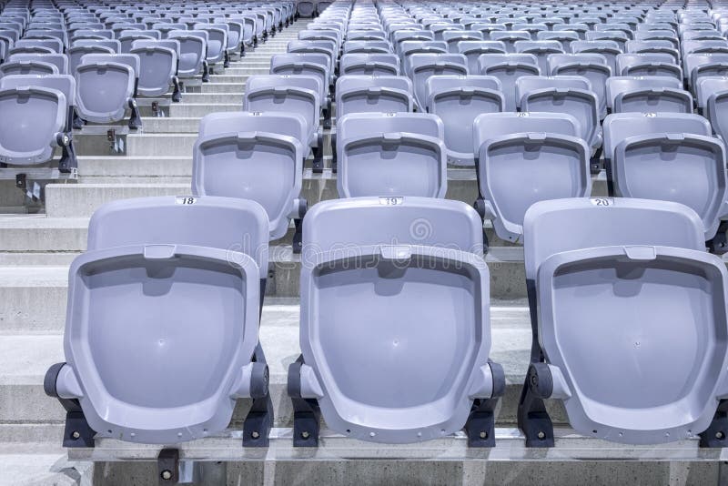 Stadium seats stock photo. Image of stadium, chair, sport - 75915758