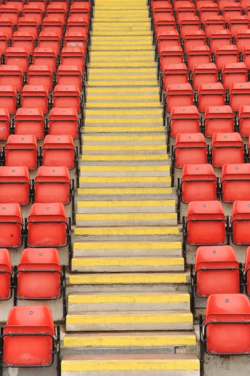 Stadium Seats stock image. Image of stairs, seating, stadium - 33614317