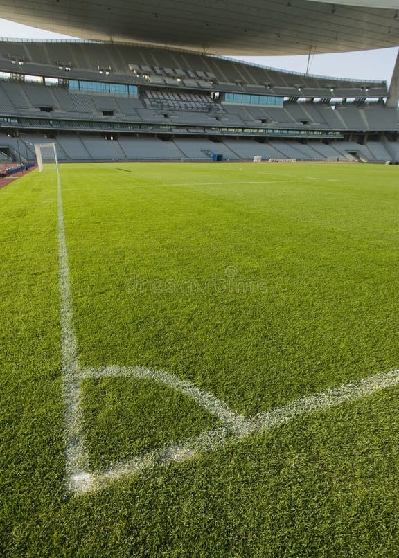 Stadium and Soccer Lines stock image. Image of lines, open - 3693627