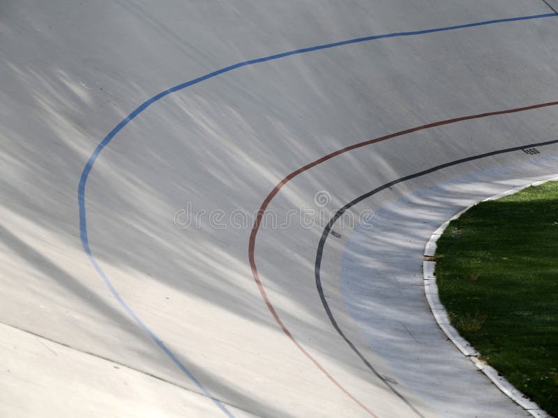Stadium Speed Cycling Track Detail Stock Illustration - Illustration of ...