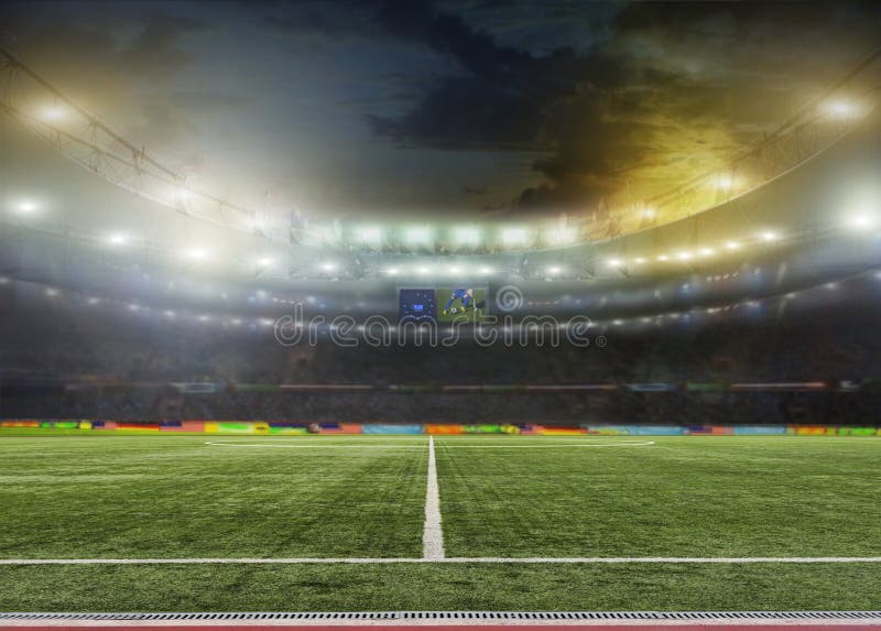 Stadium. stadium with fans stock photo. Image of ground - 78209986