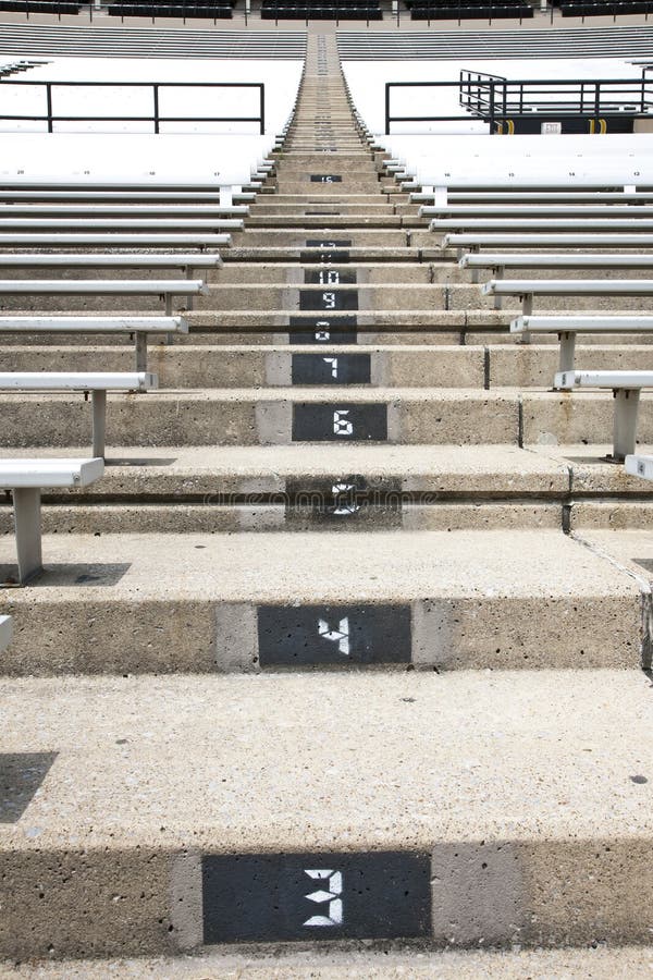 Stadium Stairs stock image. Image of game, field, chair - 14757625
