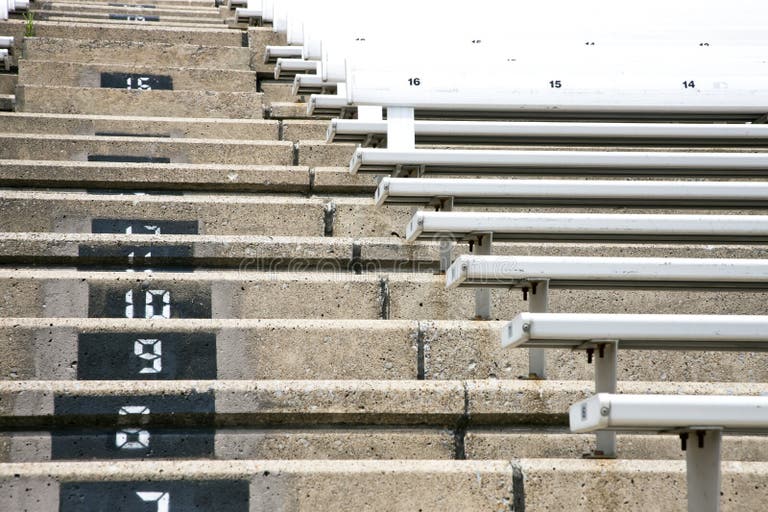 Stadium Stairs stock image. Image of game, field, chair - 14757625