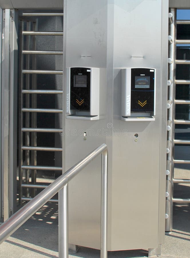 Stadium ticket check point editorial stock image. Image of access ...