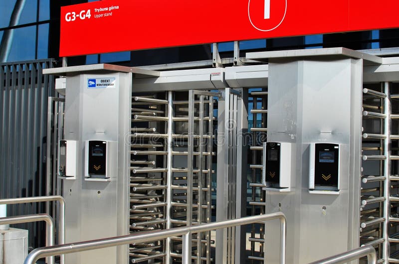 Stadium ticket check point stock image. Image of entry - 39695175