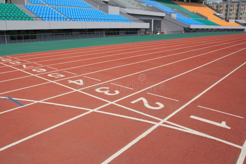 Stadium track stock image. Image of pattern, color, racetrack - 39184547