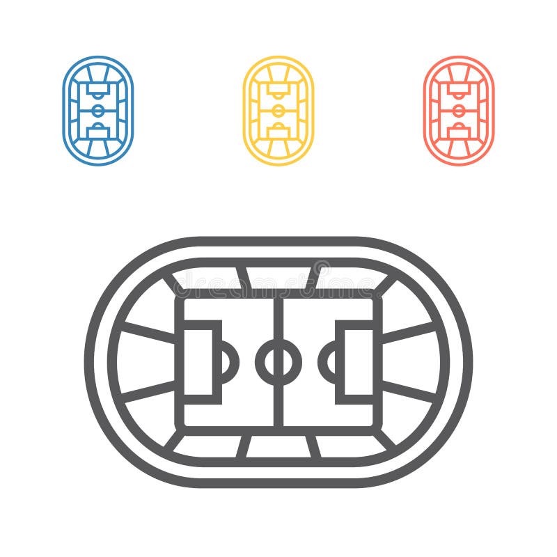 Stadium Vector Sign. Vector Signs for Web Graphics Stock Vector ...