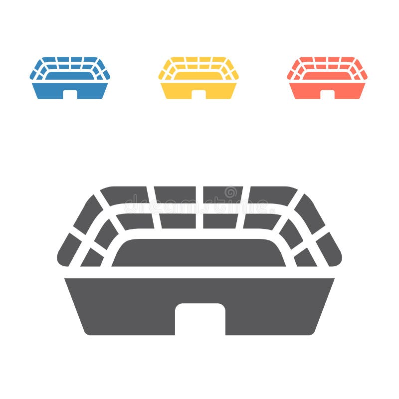 Stadium Vector Sign. Vector Signs for Web Graphics Stock Vector ...