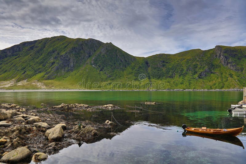 Stadlandet Peninsula - Hoddevik in Norway Stock Photo - Image of ...