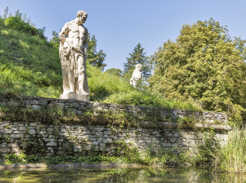Stadt Park Statues in Graz, Austria Stock Image - Image of attraction ...