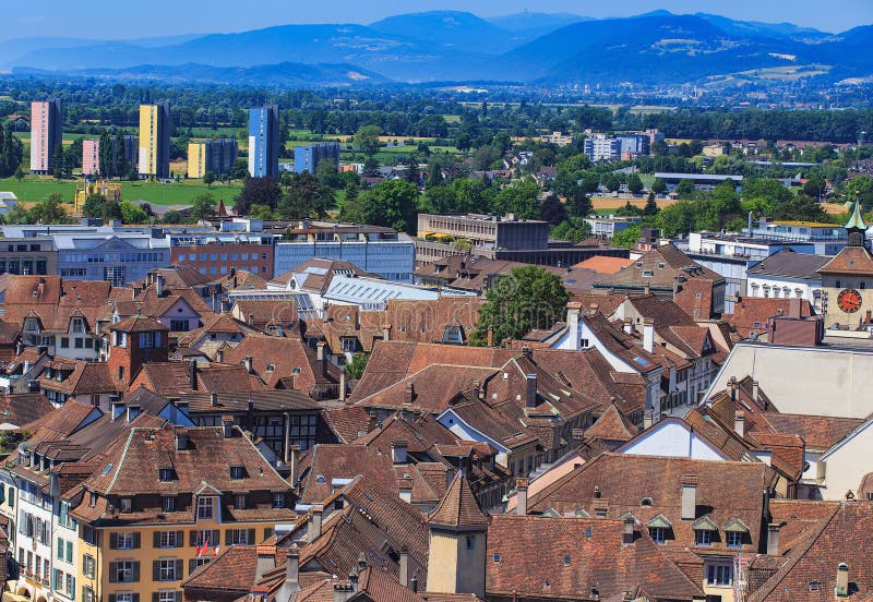 Stadt Von Solothurn in Der Schweiz Redaktionelles Stockfotografie ...