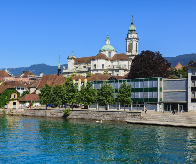 Stadt Von Solothurn in Der Schweiz Redaktionelles Bild - Bild von ...