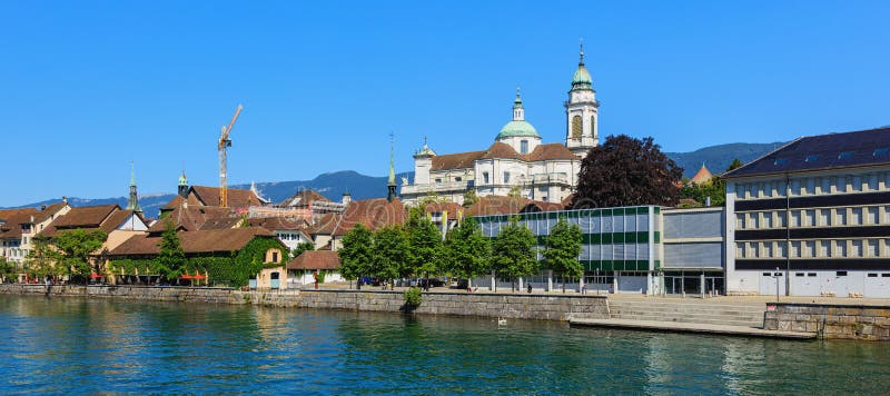 Stadt Von Solothurn in Der Schweiz Redaktionelles Stockfotografie ...