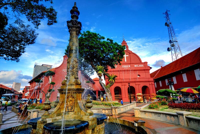 The Stadthuys in HDR editorial photo. Image of malacca - 28834831
