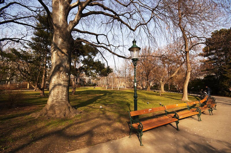 Stadtpark in Viena stock photo. Image of garden, austria - 3765788