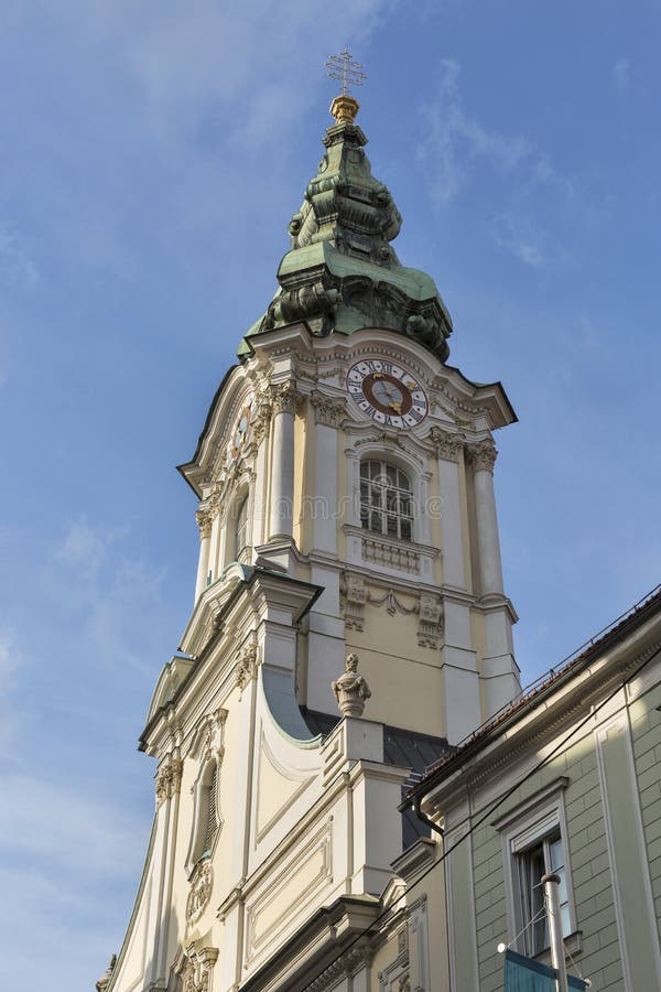 Stadtpfarrkirche or City Parish Church in Graz, Austria Stock Image ...