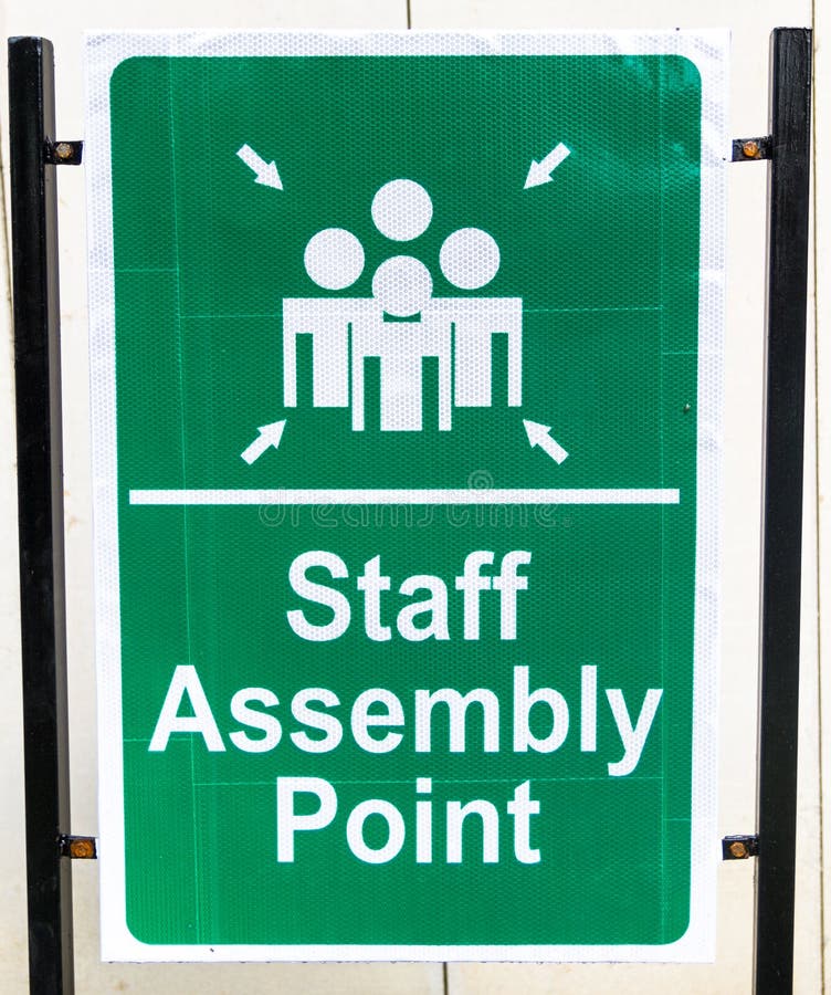 Staff Assembly Point stock image. Image of resources - 75069943